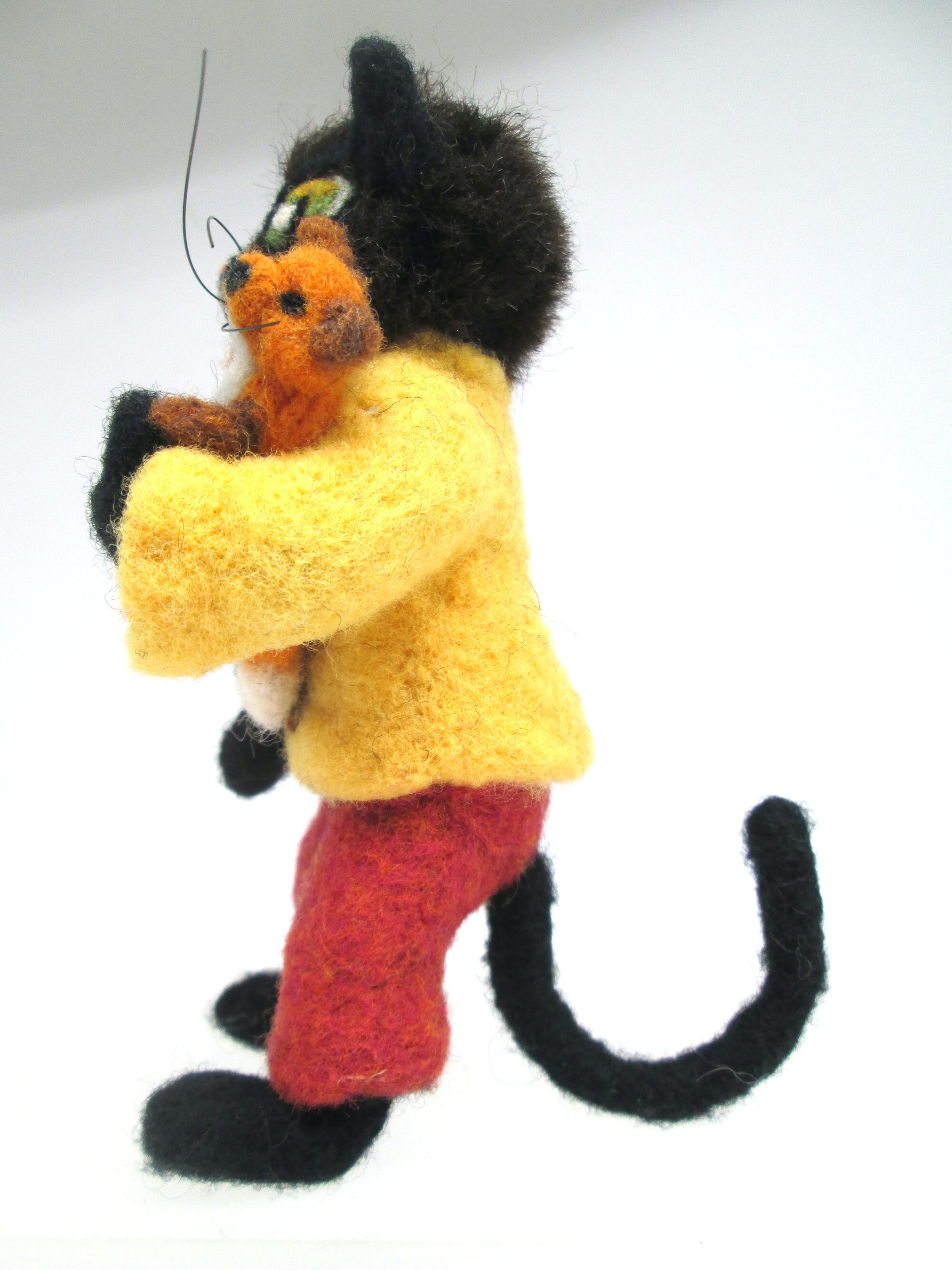 Freddie and His Foxy Felted Figure - Etsy
