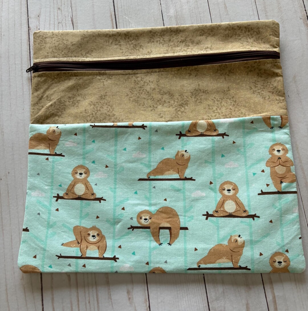 Sloth Zippered Project Bag: Cross Stitch, Needlework & Embroidery - Etsy