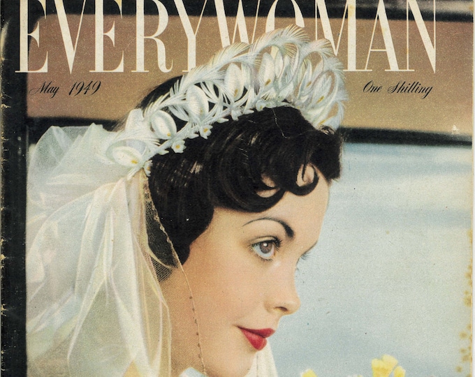 E-book Vintage Everywoman PDF Magazine May 1949 1940s - Bridal Wedding ...