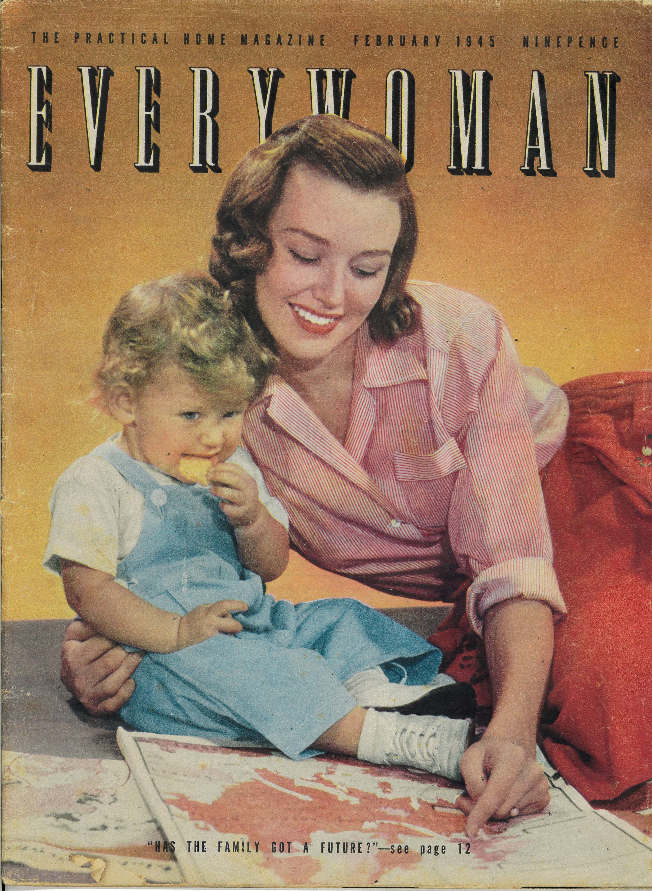 E-book Vintage Everywoman PDF Magazine February 1945 WW2 - Etsy