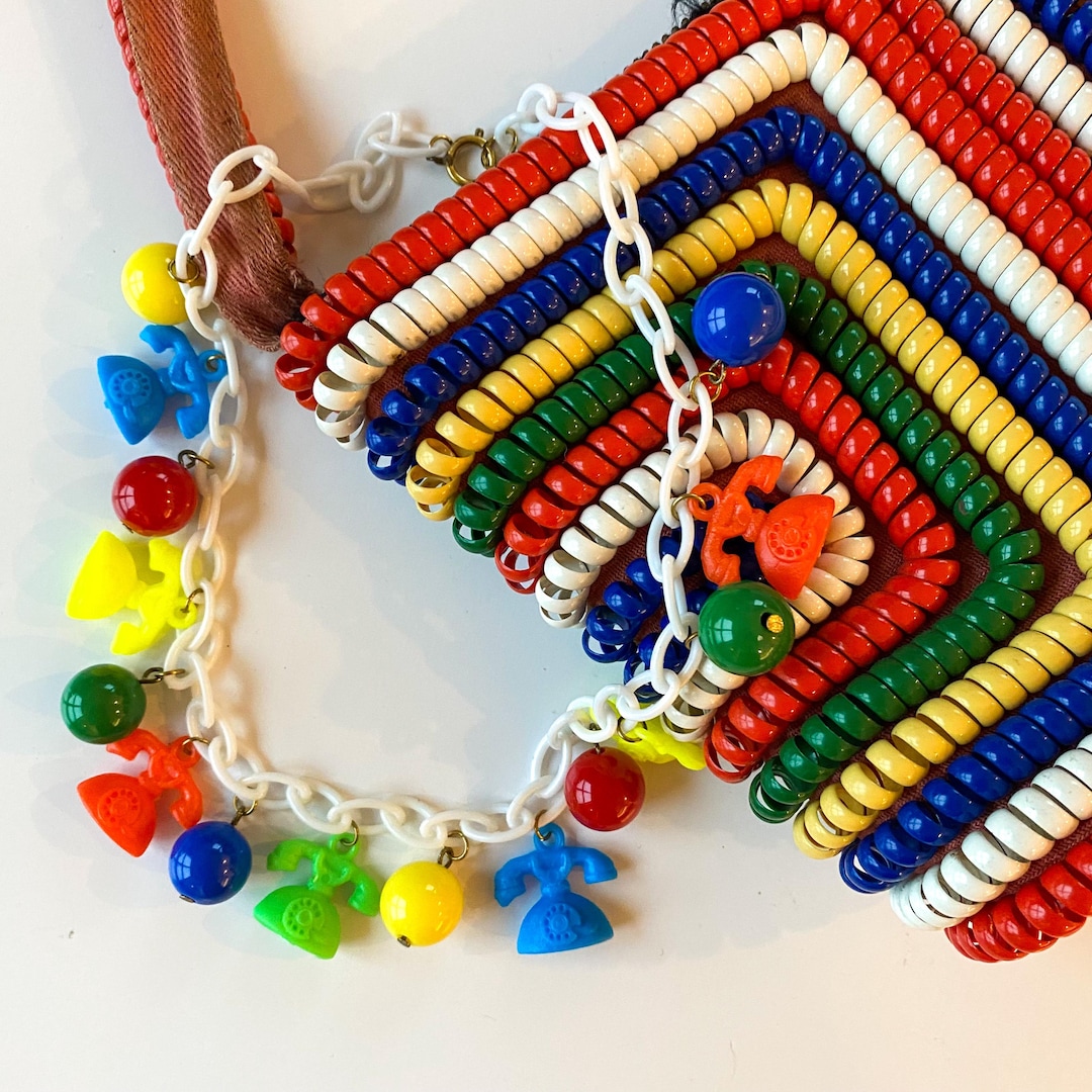 Vintage 40s 50s Early Plastic Telephone Novelty Necklace to Match Your ...