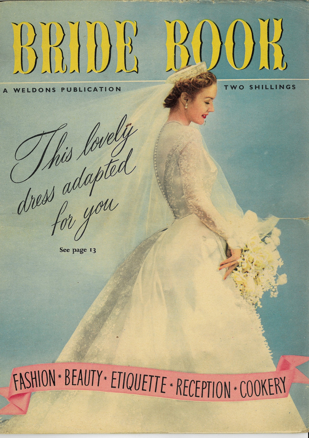 E-book Weldon's Bride Book 1954 1950s PDF Wedding Magazine - Etsy
