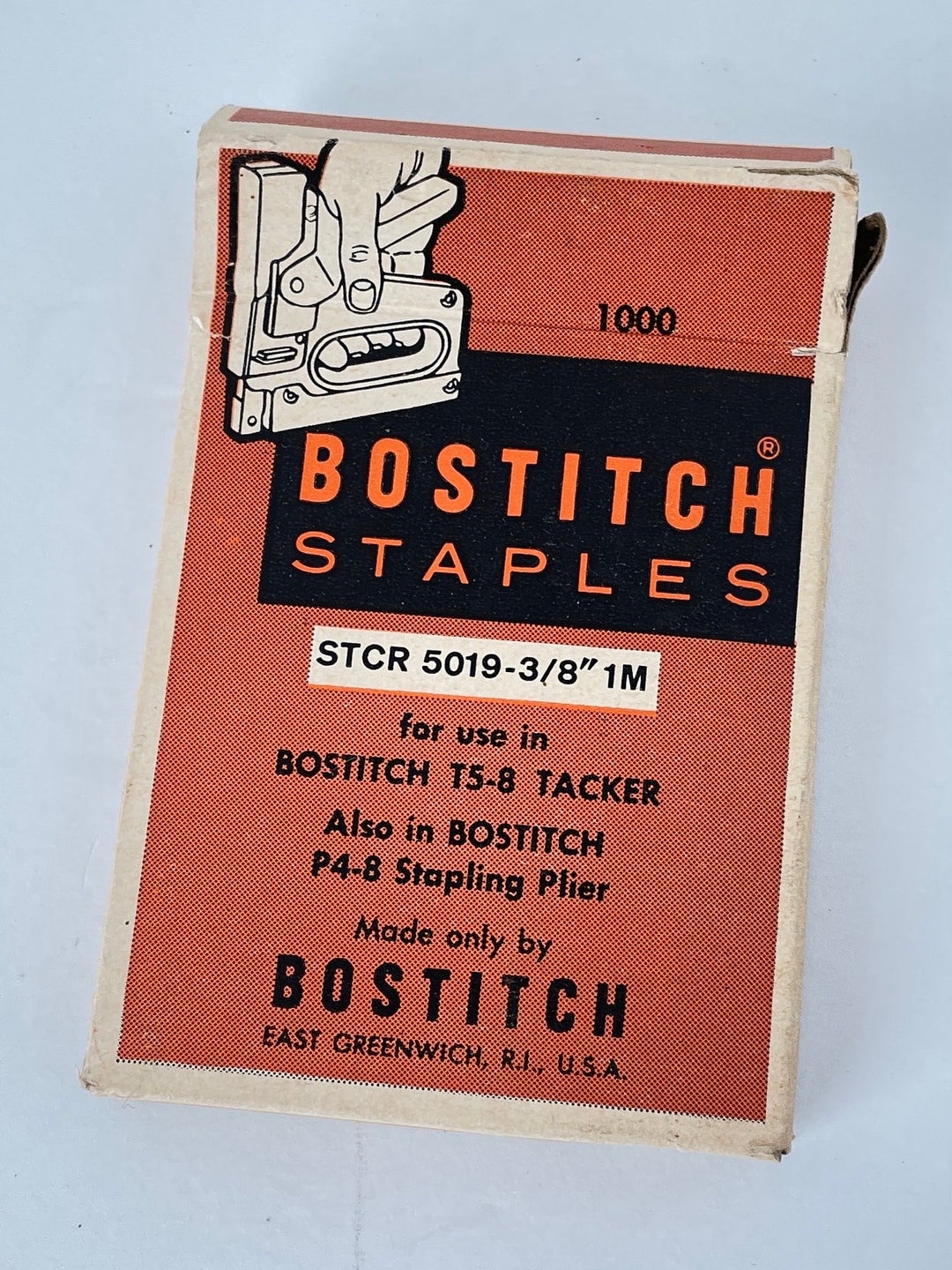 Bostitch Staples Box STCR 5019-3/8 1M Vintage Made in USA - Etsy