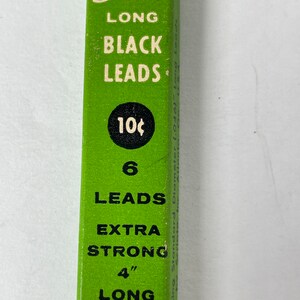 Scripto Long Black Leads Extra Strong Medium Soft No E 430HB Vintage ...