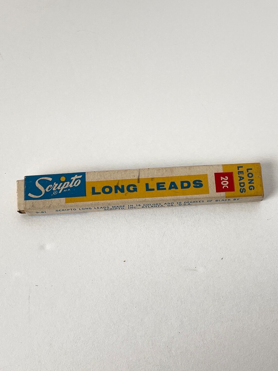 Scripto Long Leads Black 3H Vintage Office Supplies Mechanical - Etsy