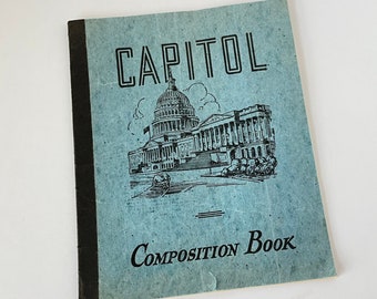 Antique Composition Book - Etsy