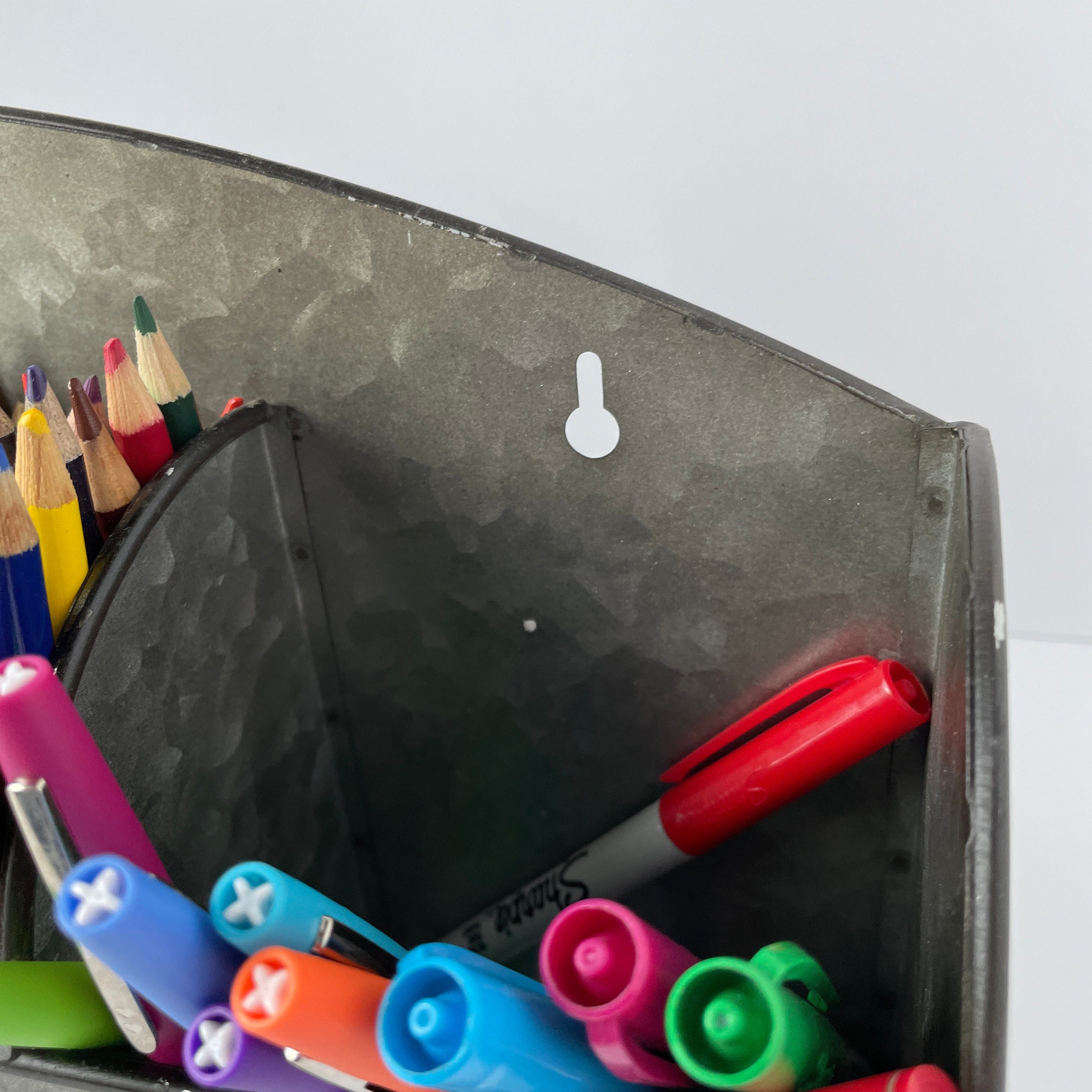 Metal Desk Organizer Mail Sorter Label Slot Pen Holder Personalized ...