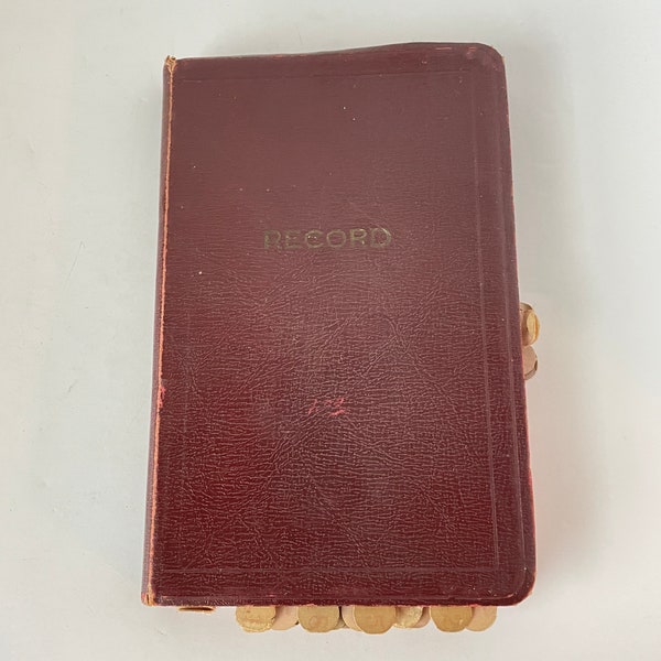 Vintage Account Ledger Book - Etsy