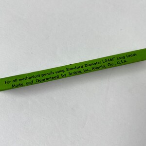 Scripto Long Black Leads Extra Strong Medium Soft No E 430HB Vintage ...