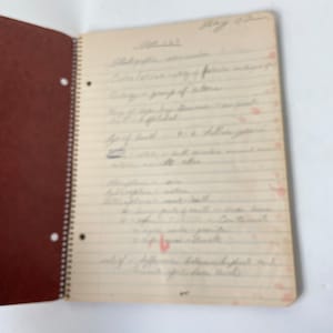 Spiral Notebook Vintage Nifty Ruled Made in USA Birmingham Paper ...