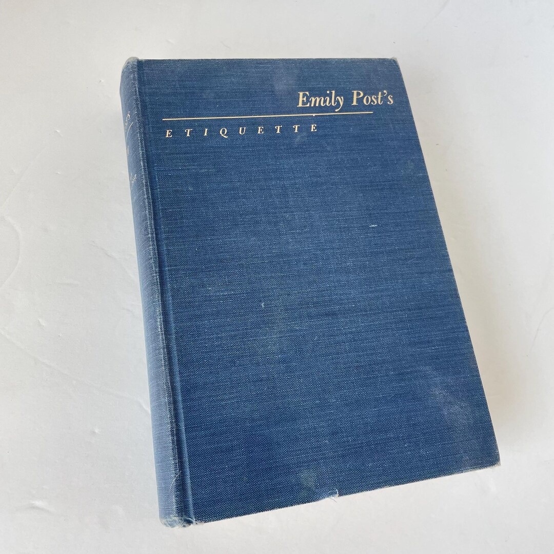 Etiquette by Emily Post Vintage 1965 Old Book Engagement Gift - Etsy