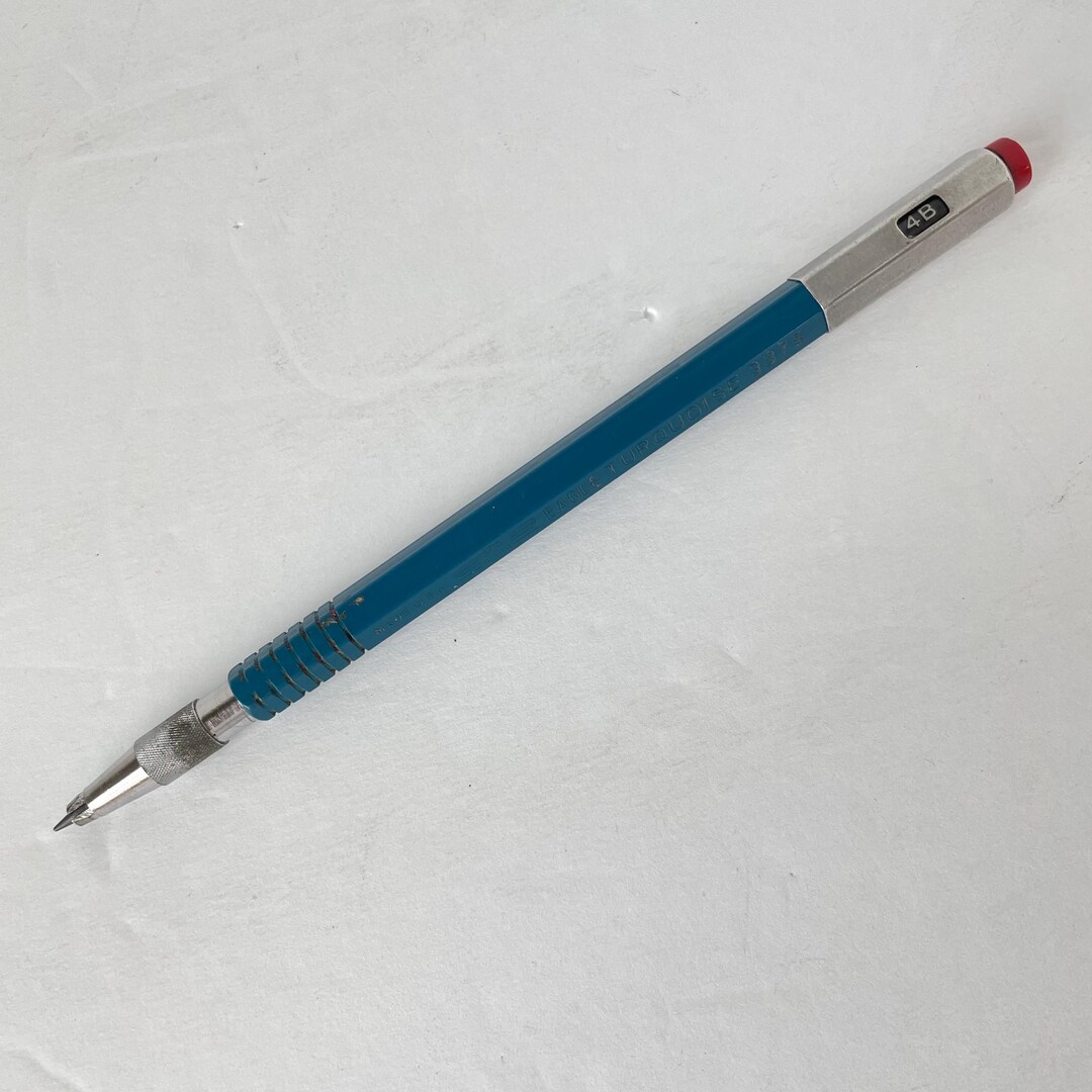 Lead Holder Pencil Eagle Turquoise 3375 Mechanical Rare Vintage Made in ...