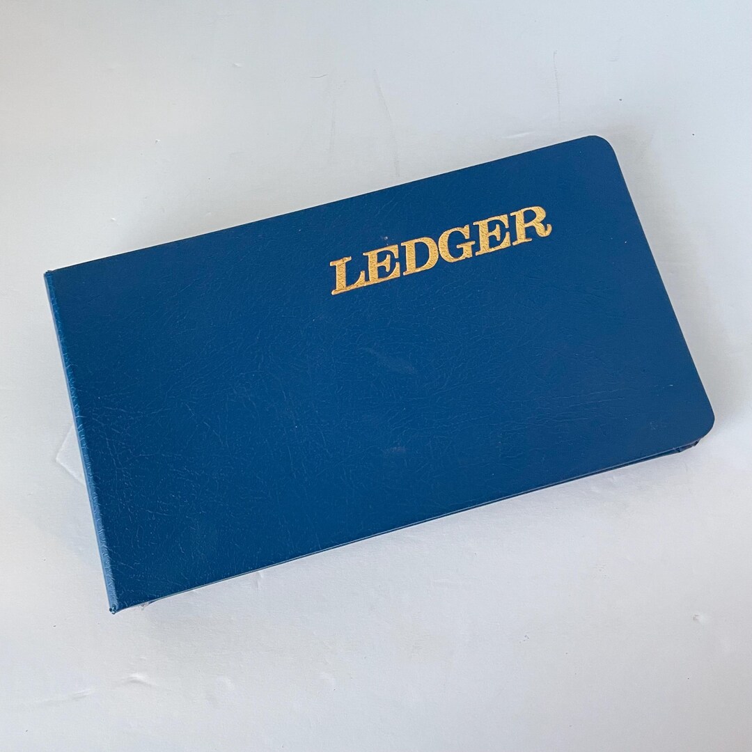 Vintage Ledger Binder Journal Bank Book Cash Receipts Smash Book Junk ...