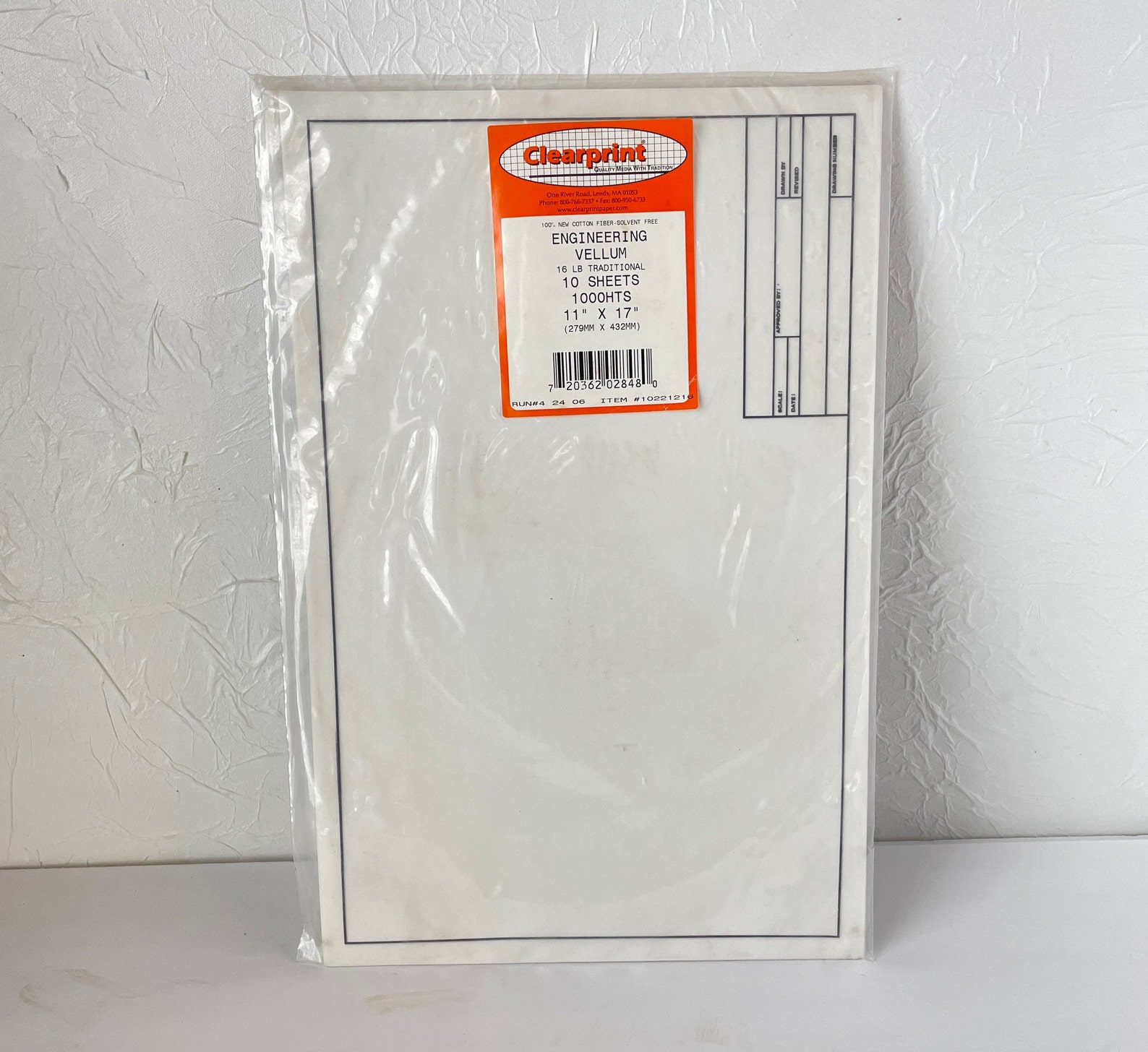 Clearprint 11x17 Engineering Vellum 10 sheets 100% New Cotton | Etsy