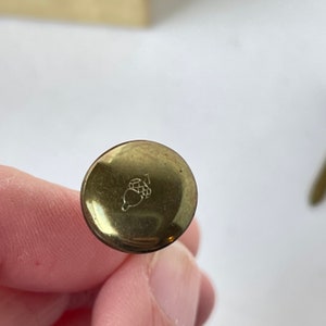 Oakville Brass Paper Fasteners Vintage Brads Rustproof Round Head ...