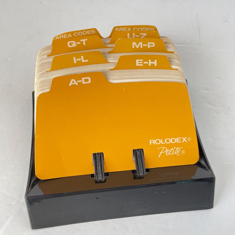 Rolodex - Etsy