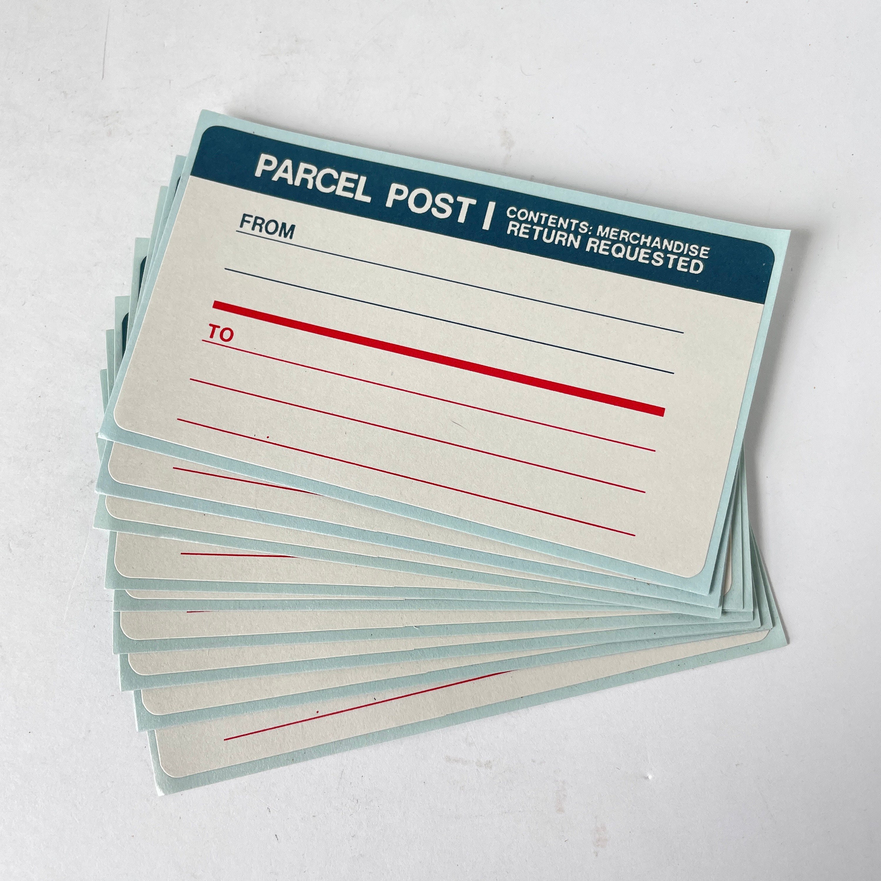 Parcel Post Label