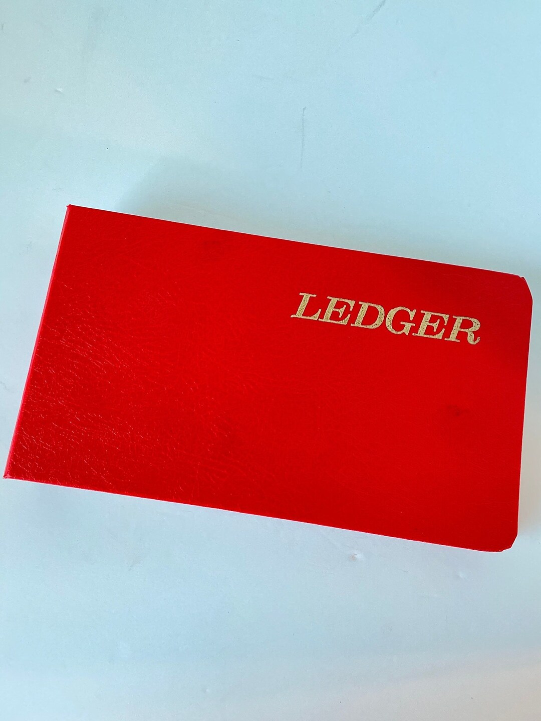 Vintage Ledger Binder Journal Bank Book Cash Receipts Smash Book Junk ...