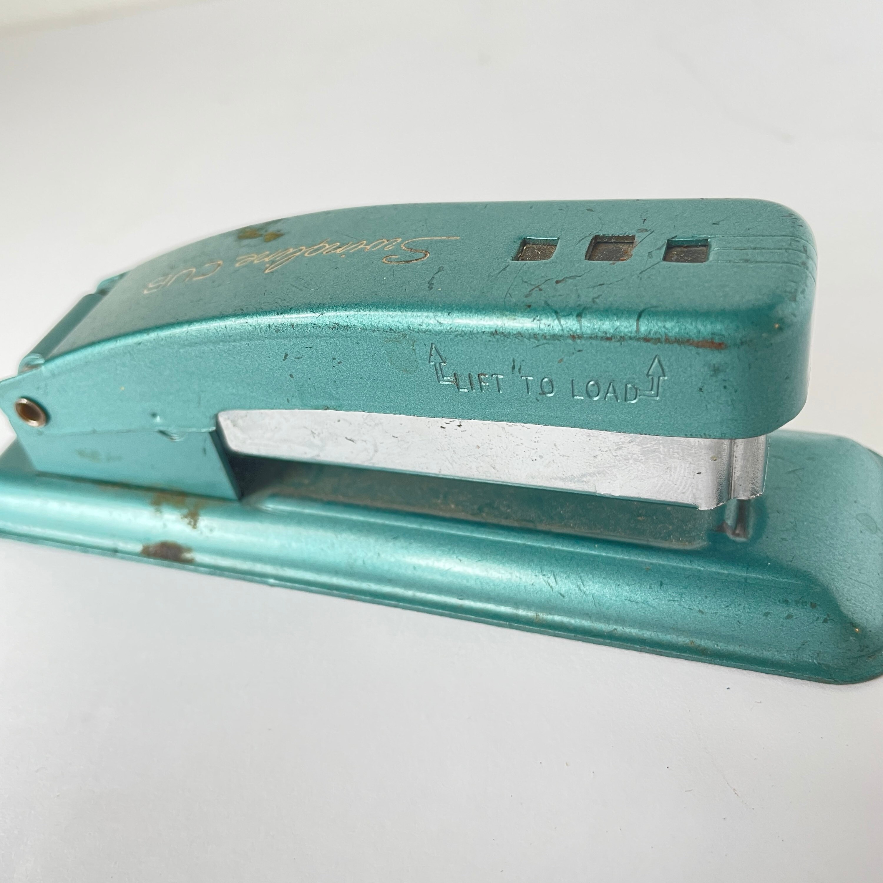 Office Stapler Swingline Cub Vintage with Staples Office Supplies Teal ...