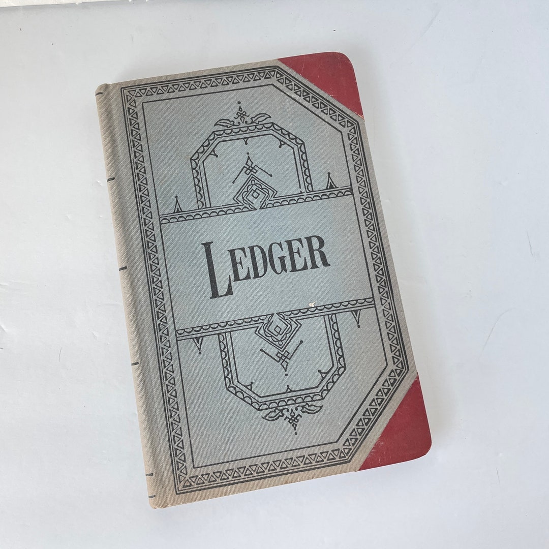 Vintage Ledger No 476 Blank Book SE & M Vernon Inc Made in USA Art Deco ...