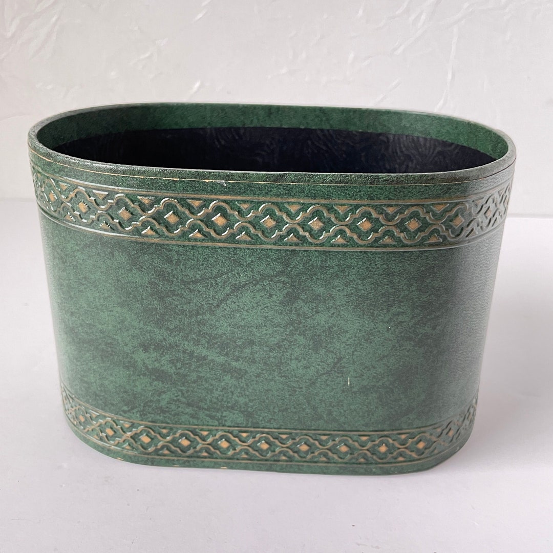 Vintage Mail Bin Letter Organization Desk Decor Green Midcentury 60s ...