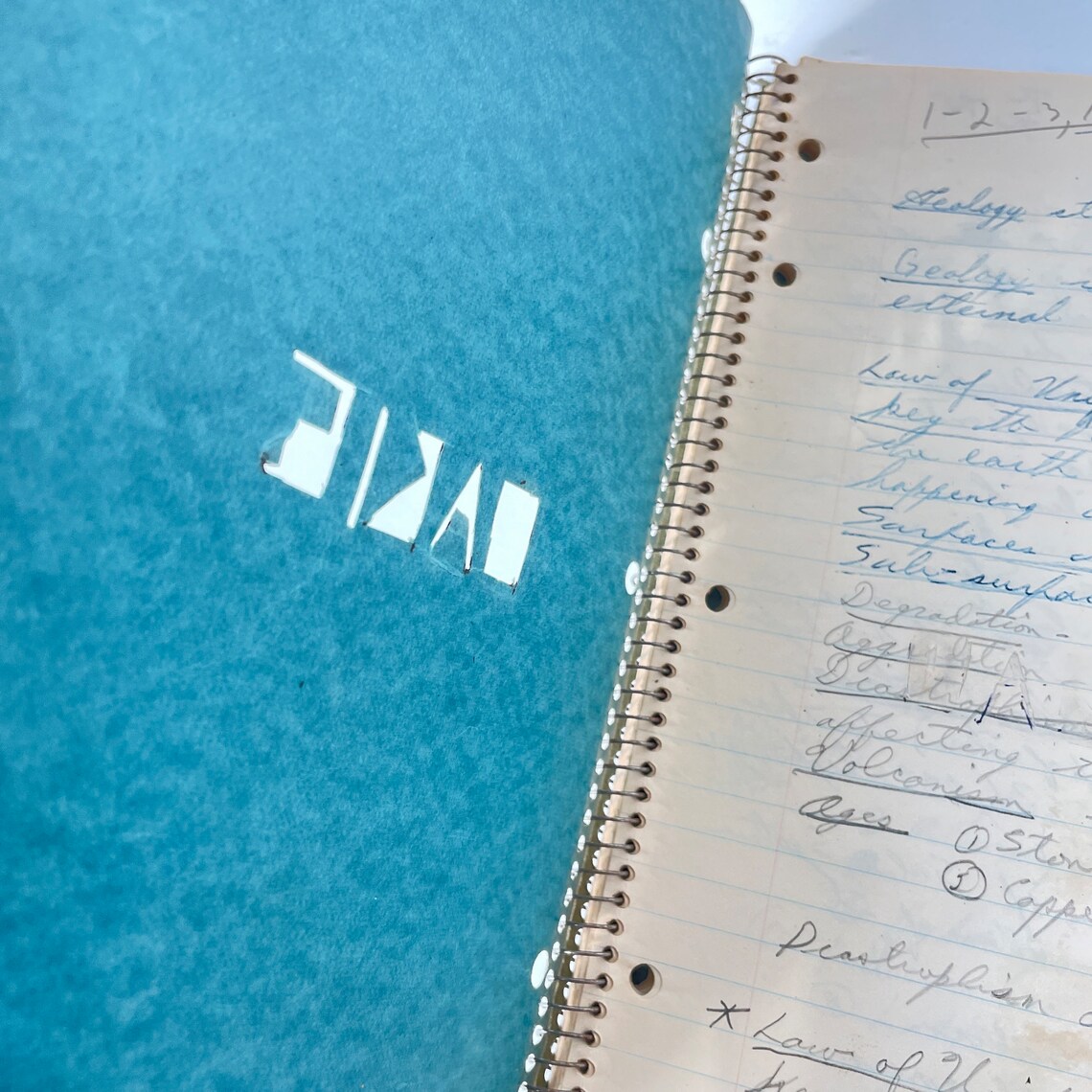 Blue Horse Pencil Tablet Notebook Spiral Composition Book USED Lined ...