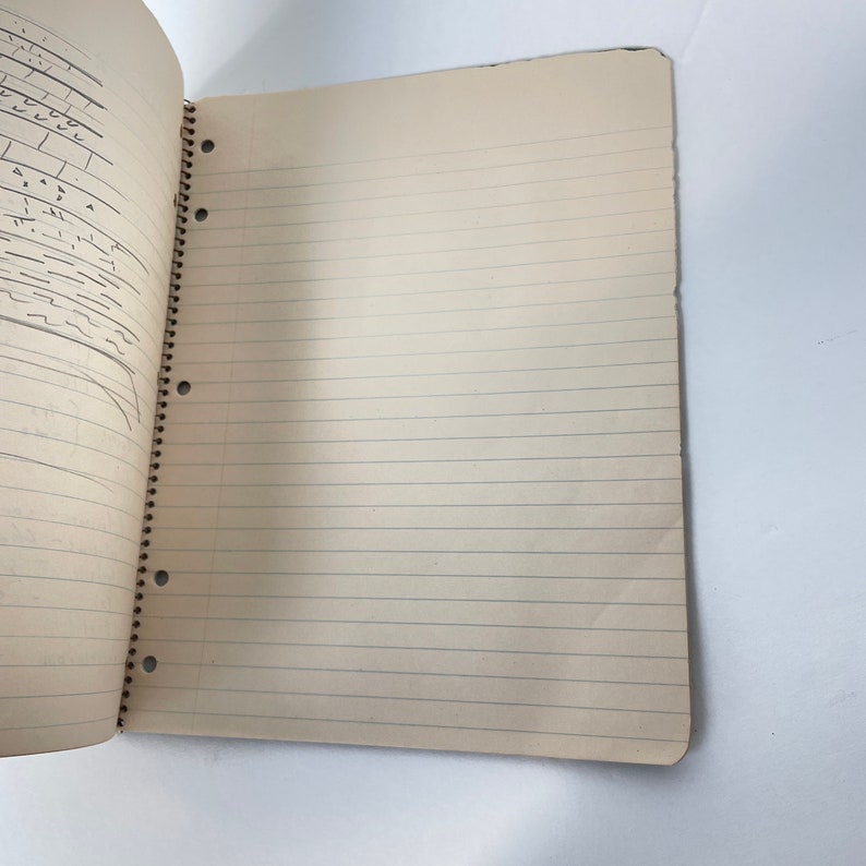 Blue Horse Pencil Tablet Notebook Spiral Composition Book USED Lined ...