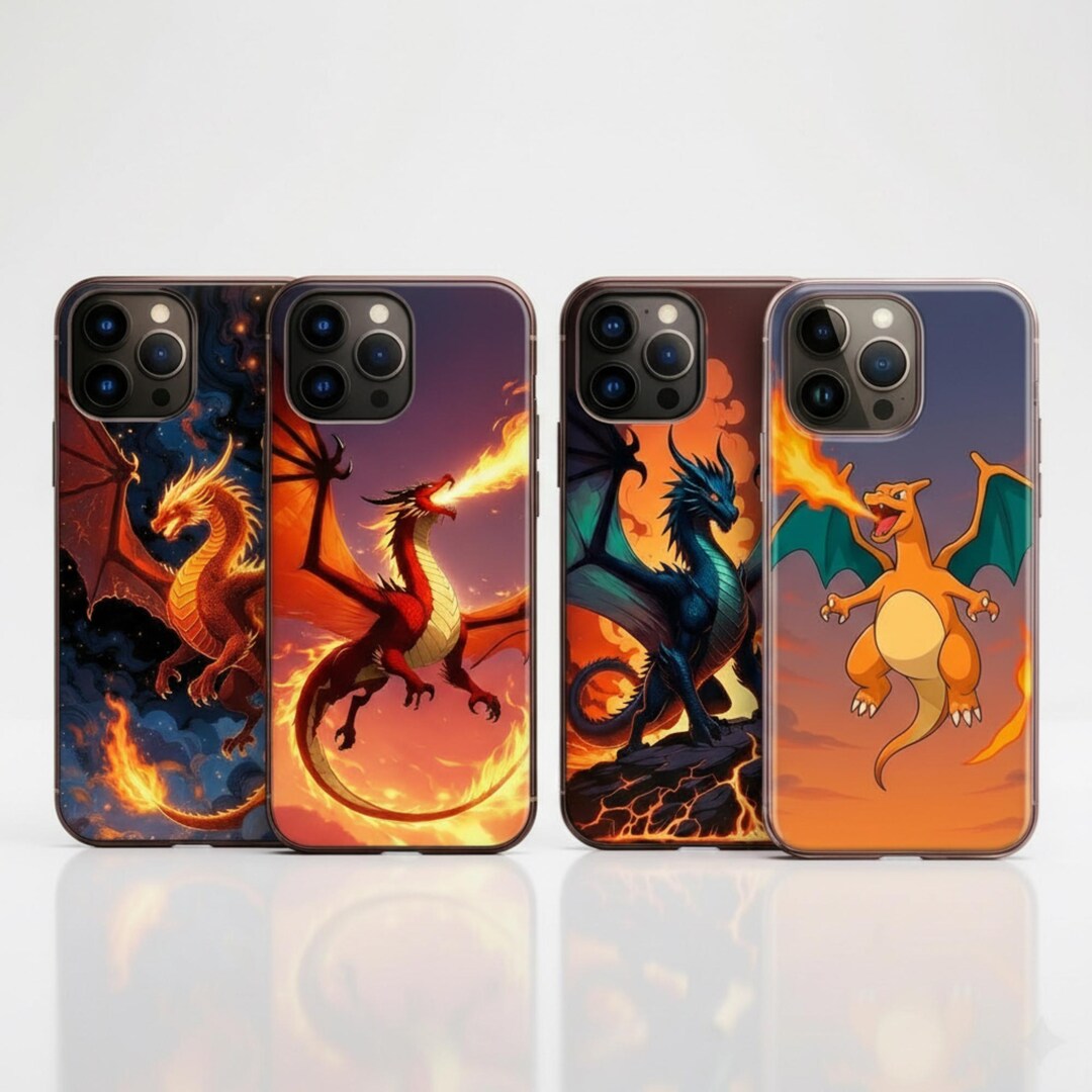 Charizard Mega Monster iPhone Case - Anime Pokemon Phone Cover for ...