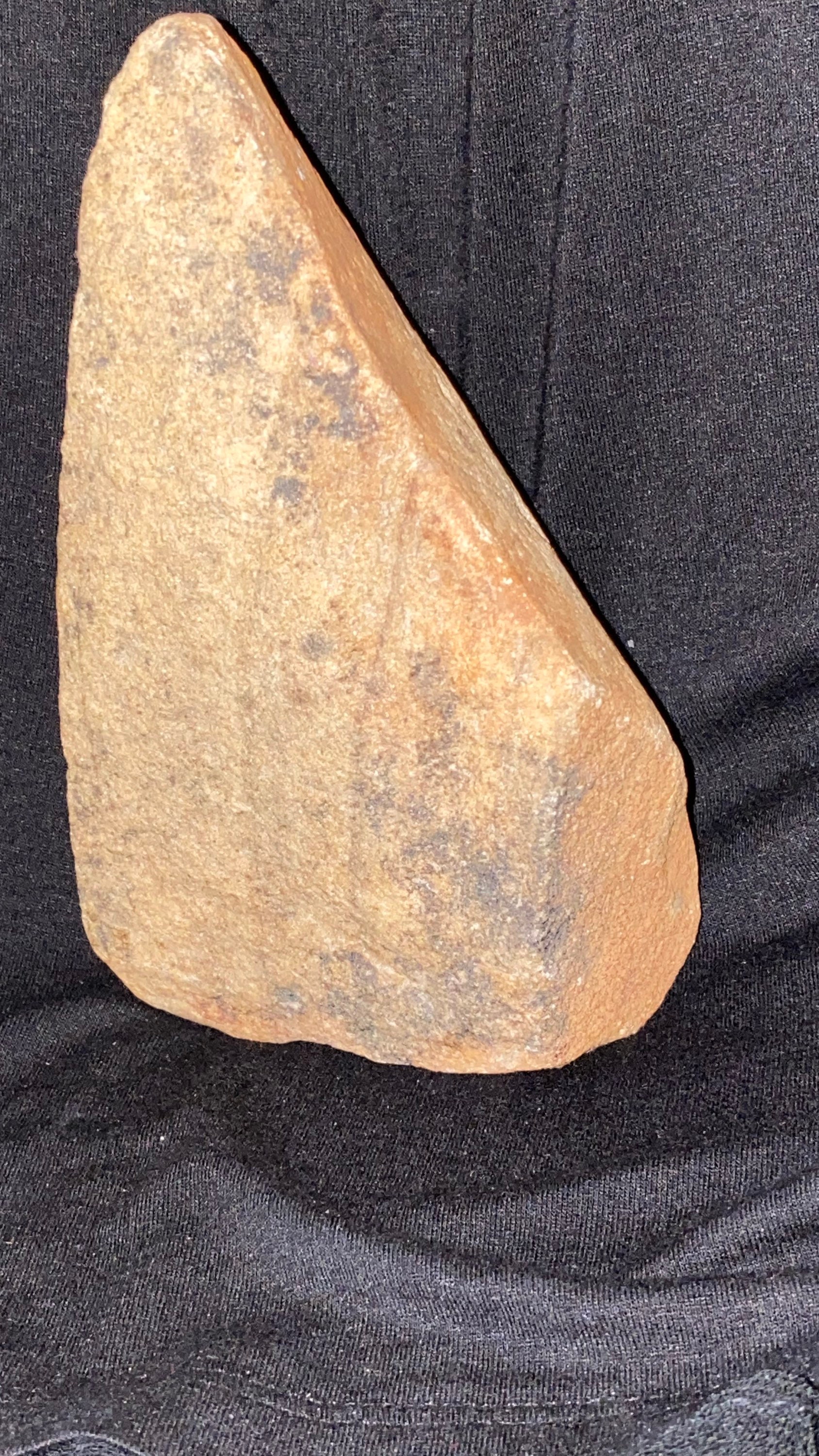 Paleolithic Polymorphic Trihedral Hide Smoothing Tool Paleolithic Iron ...