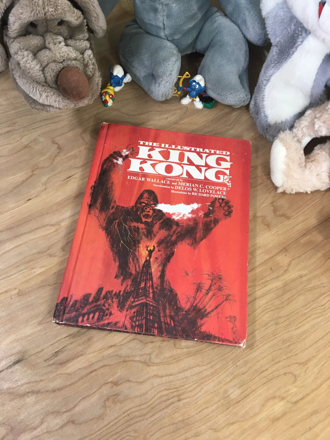 King Kong Book Hardcover Illustrated 1976 Edgar Wallace - Etsy