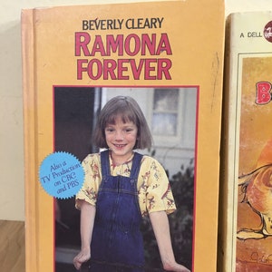 Ramona Book Pair Beverly Cleary, Ribsy, Ramona Forever - Etsy