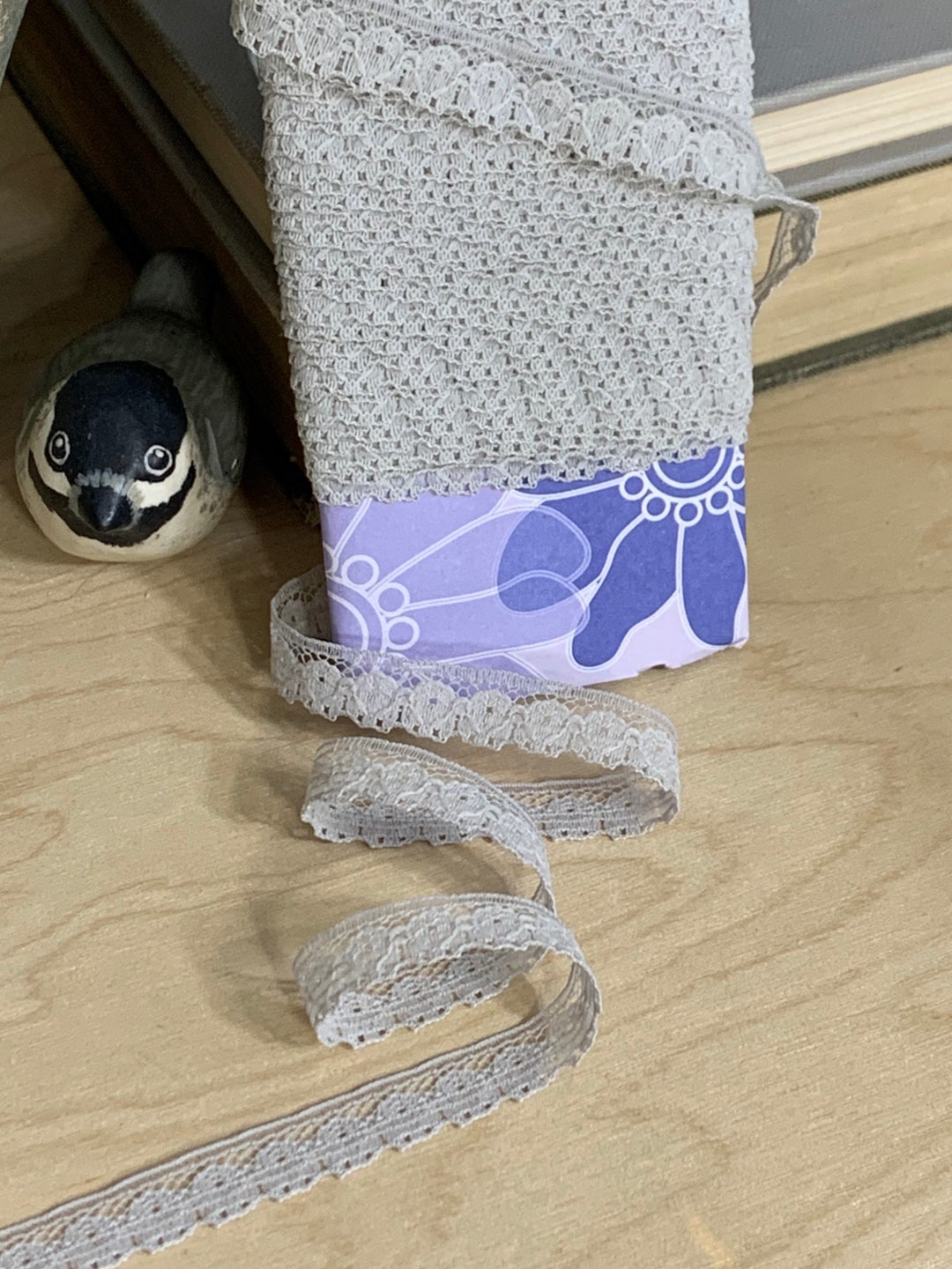 Light Grey Lace Trim, .5 Inch Width, by the Yard - Etsy