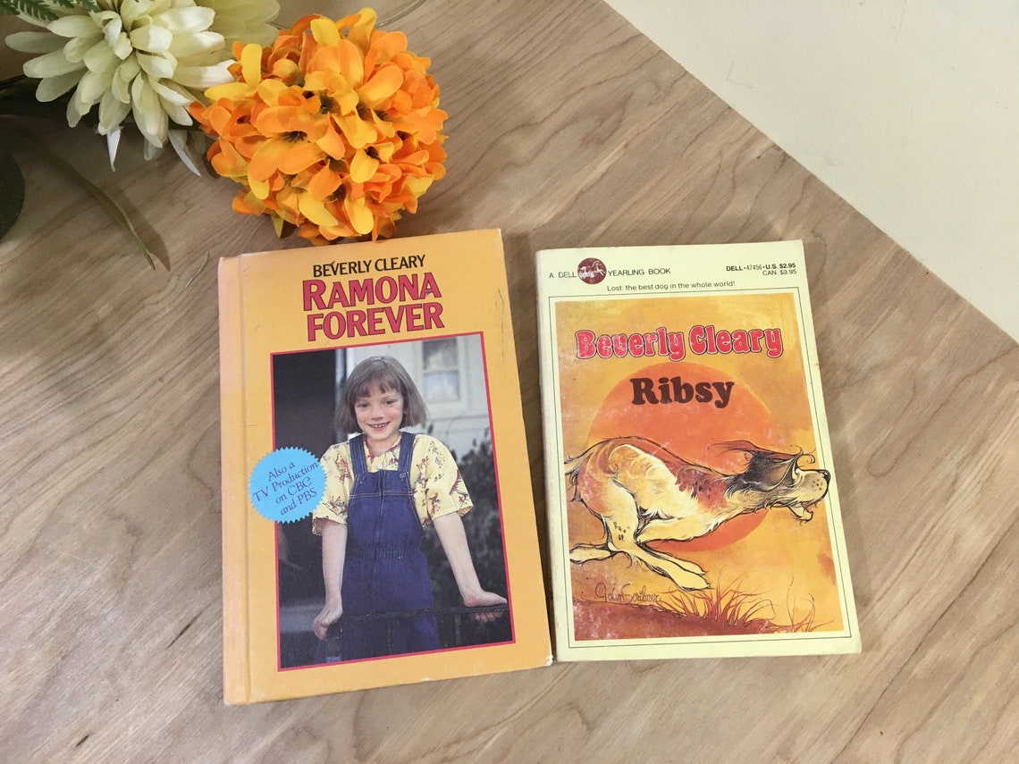Ramona Book Pair Beverly Cleary Ribsy Ramona Forever - Etsy