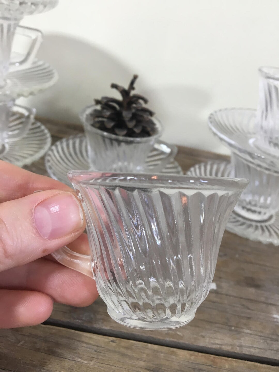 Small Teacups and Saucer Set, Little Girls Tea Party - Etsy