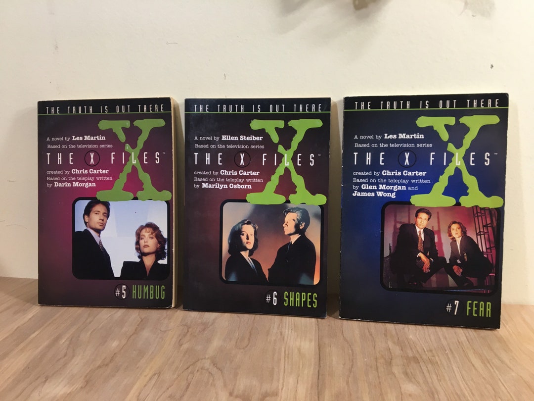 The X Files Book Lot of 3, Books 5, 6, & 7, Chris Carter, Les Martin ...