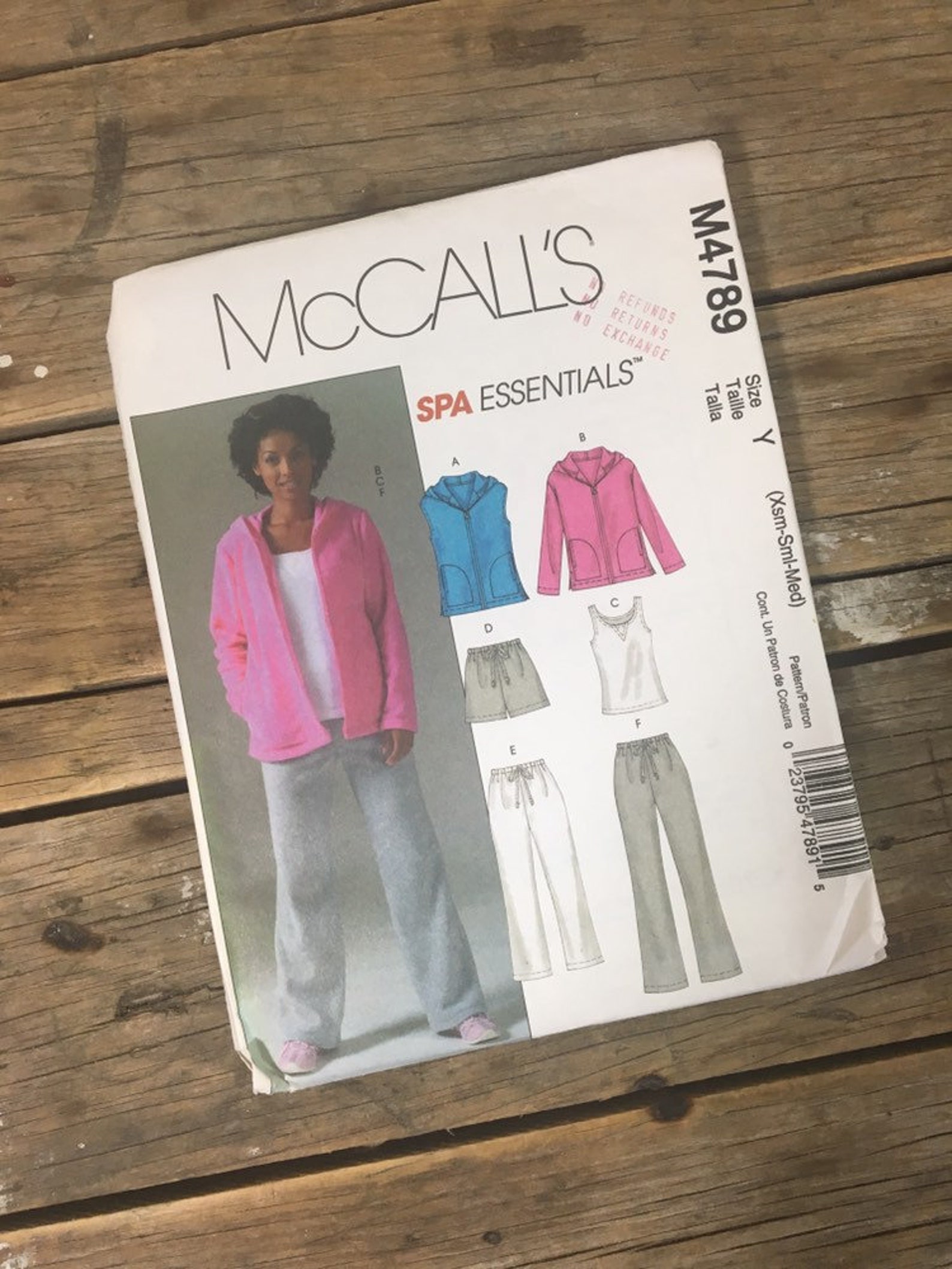 Loose Fitting Drawstring Yoga Pants Pattern Size 4-12 Top - Etsy