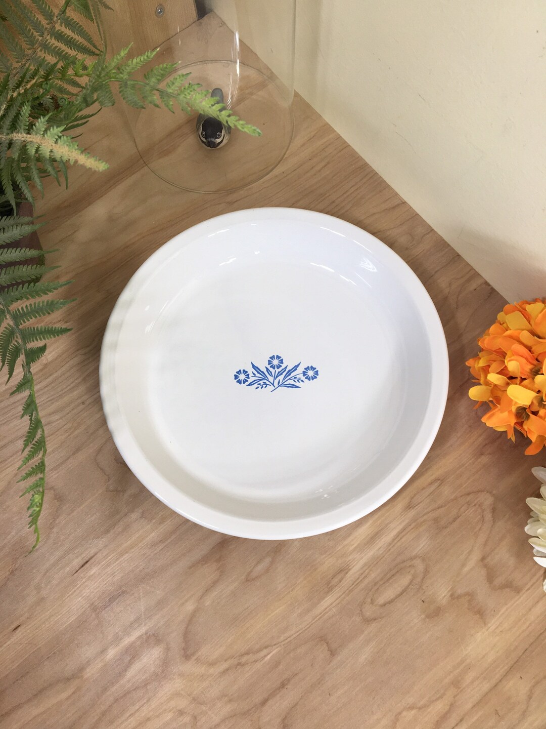 Corning Ware Blue Cornflower Pie Plate - Etsy
