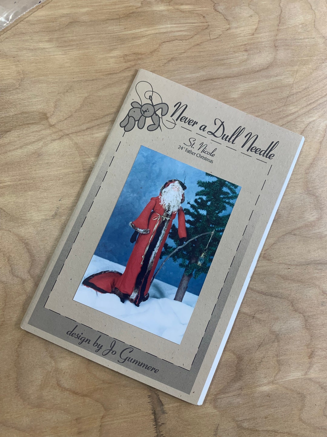 24 Santa Christmas Doll Pattern, St Nicole, Never a Dull Needle - Etsy