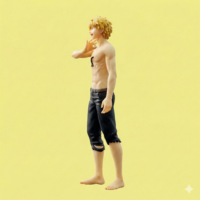 Denji STL File | Chainsaw Man 3D Printable Figurine | CSM Devil Hunter ...