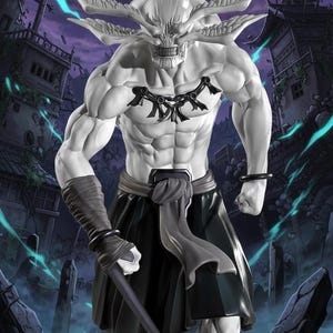 Mahoraga STL File | Jujutsu Kaisen 3D Printable Figurine | JJK ...