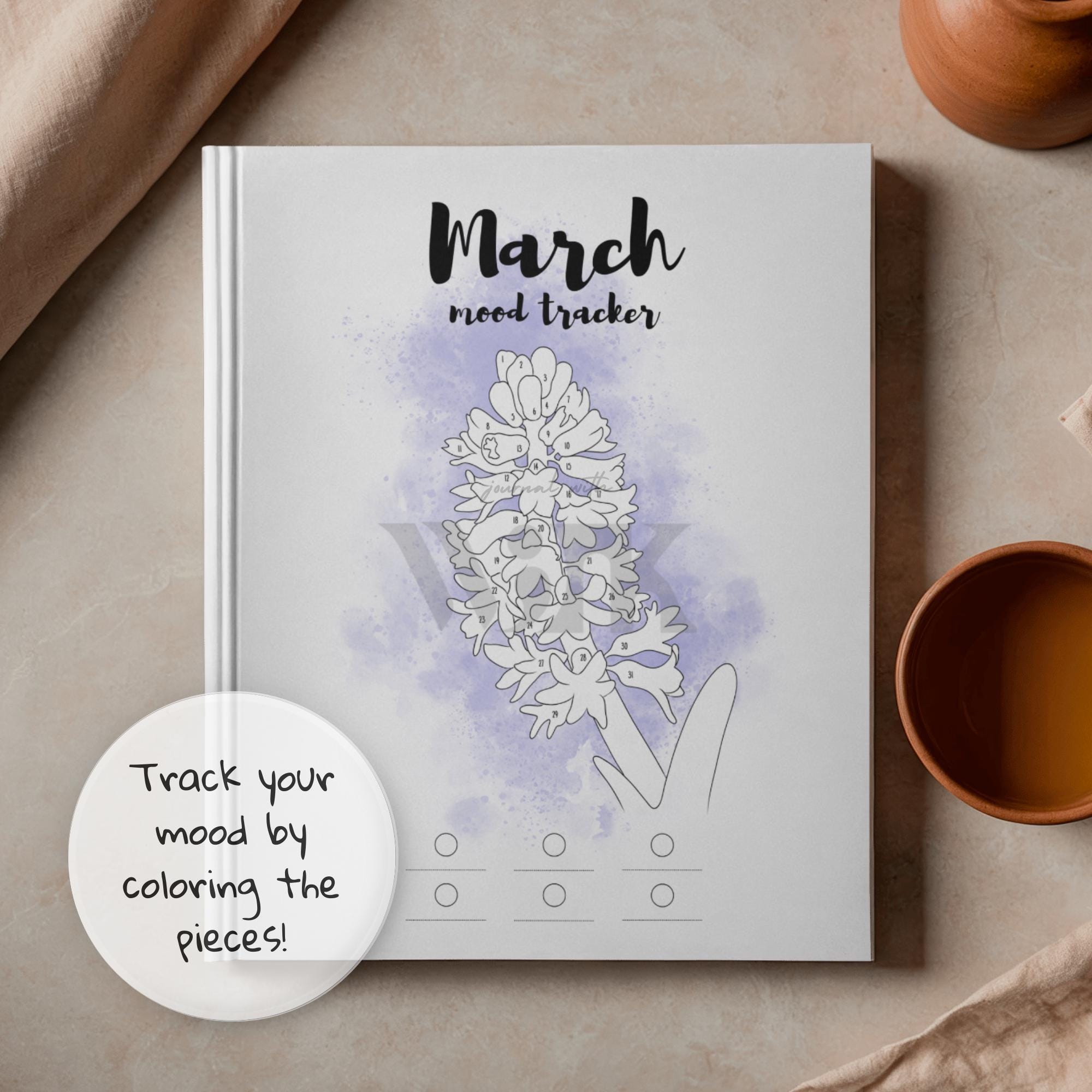 March Mood Tracker Printable | Monthly Mood Chart - Etsy Canada