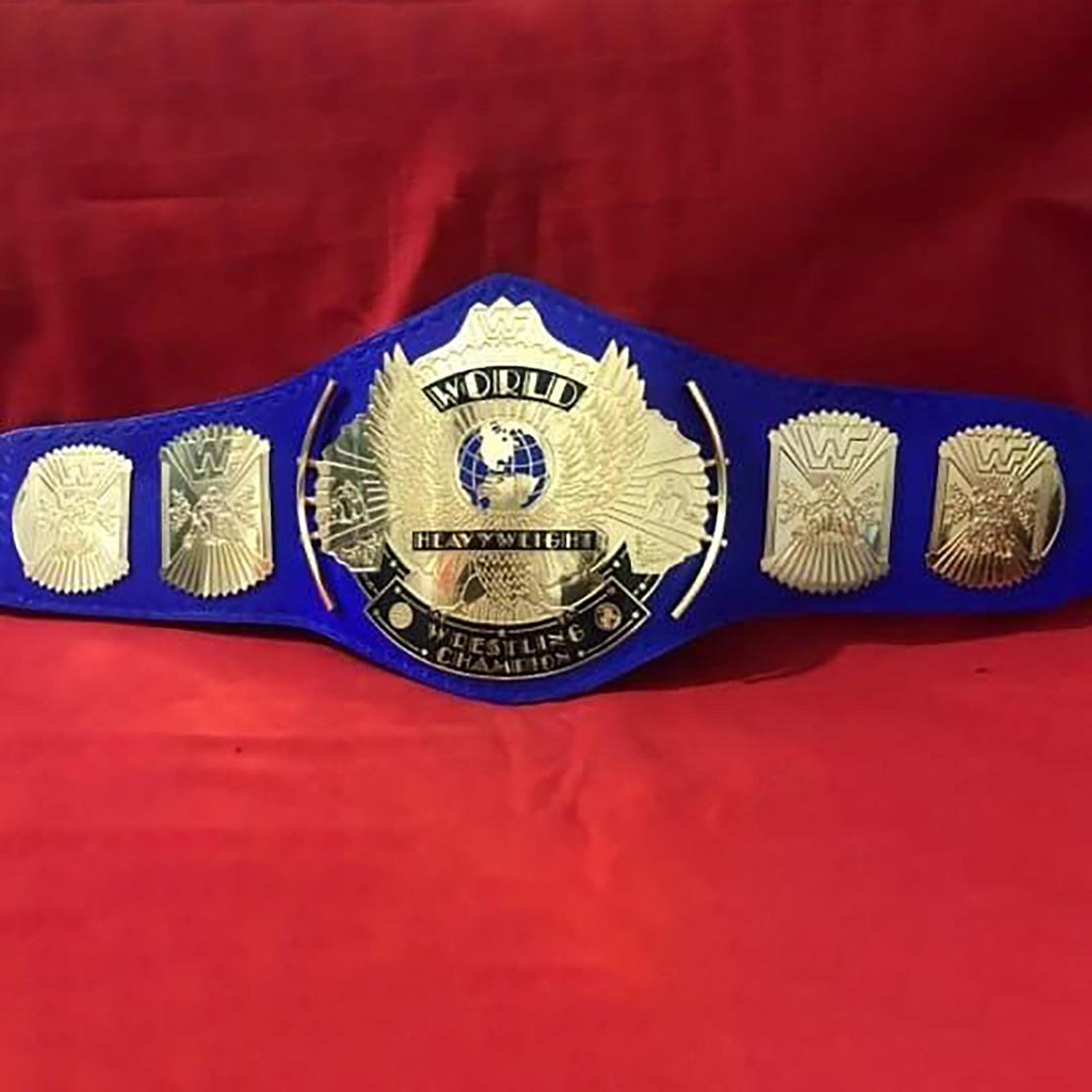 Custom Championship Belt - Personalized Wrestling Trophy - Adult Size ...