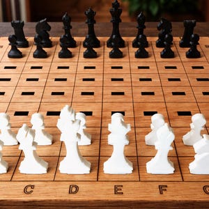 Chess Set DXF File | Laser Cut Chess Board & Pieces - Etsy