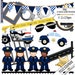 Police Scrapbook, Hero Scrapbook, Instant Download, Police Car, Hand ...