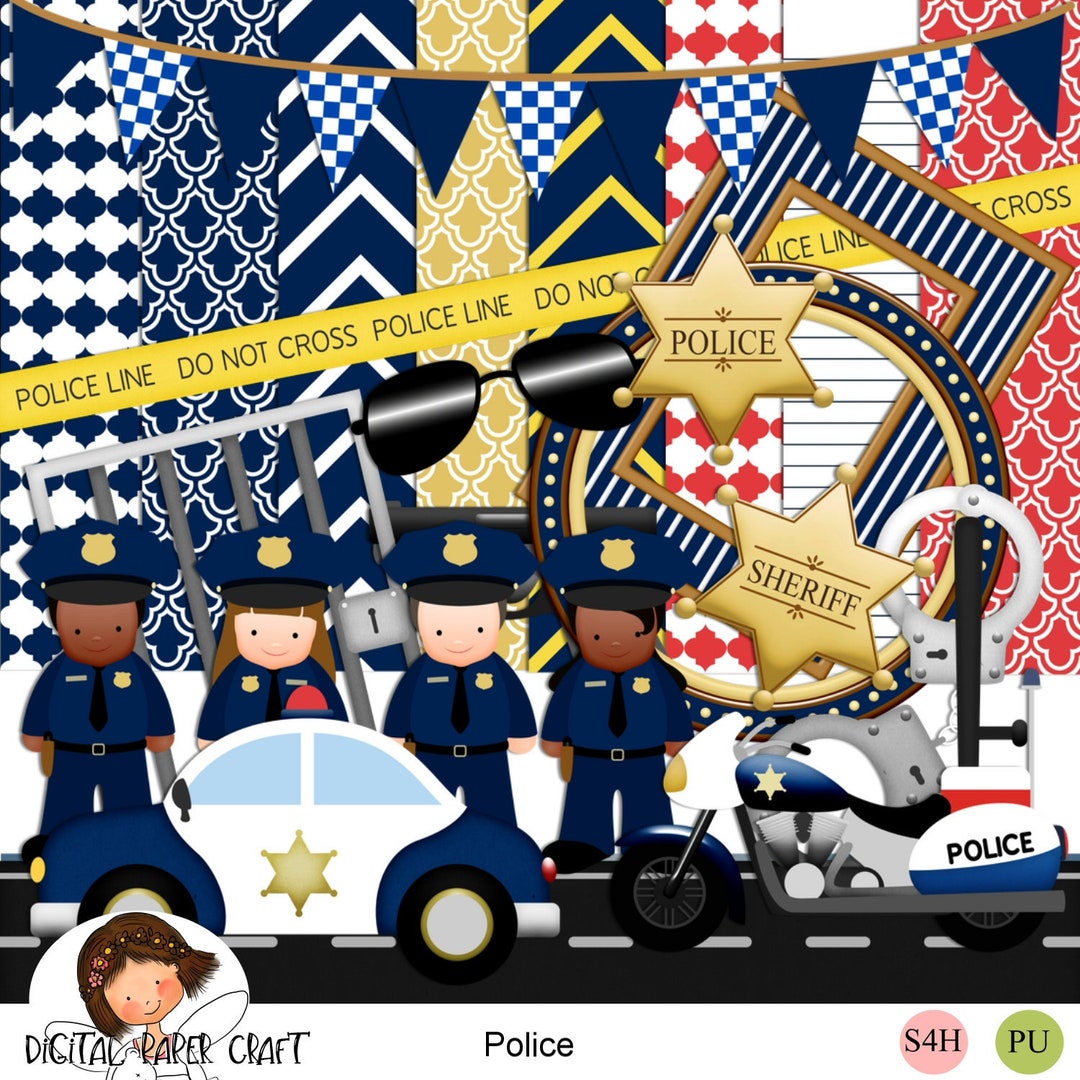 Police Scrapbook, Hero Scrapbook, Instant Download - Etsy