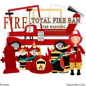 Fire Fighter Scrapbook, Fireman Scrapbook, Fire Engine Scrapbook ...