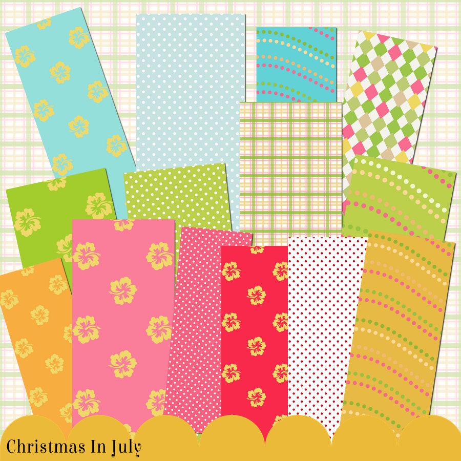 Christmas scrapbook Kit Hot christmas Beach Christmas | Etsy