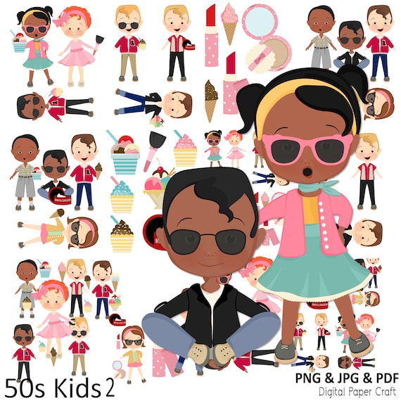 50s Rock And Roll Clip Art