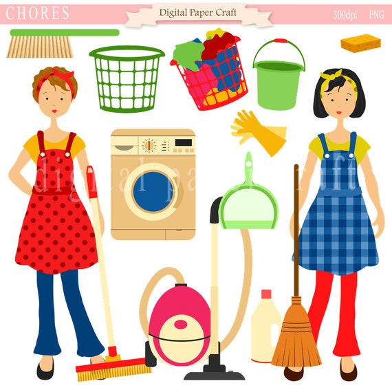 Household Chores Clipart