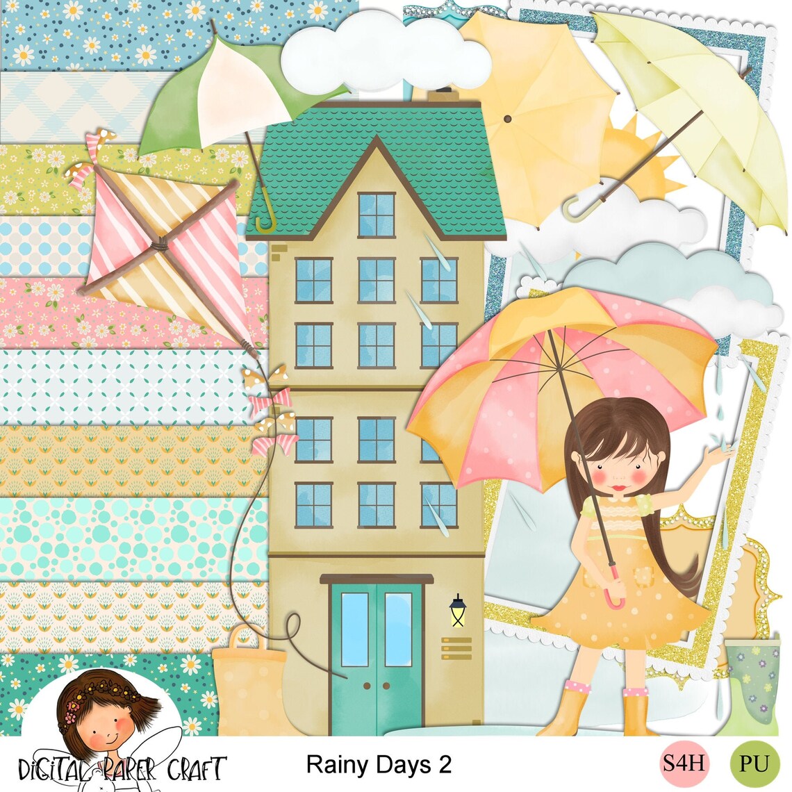 Rainy Days Scrapbook, Weather Scrapbook, Home Scrapbook, Happy ...